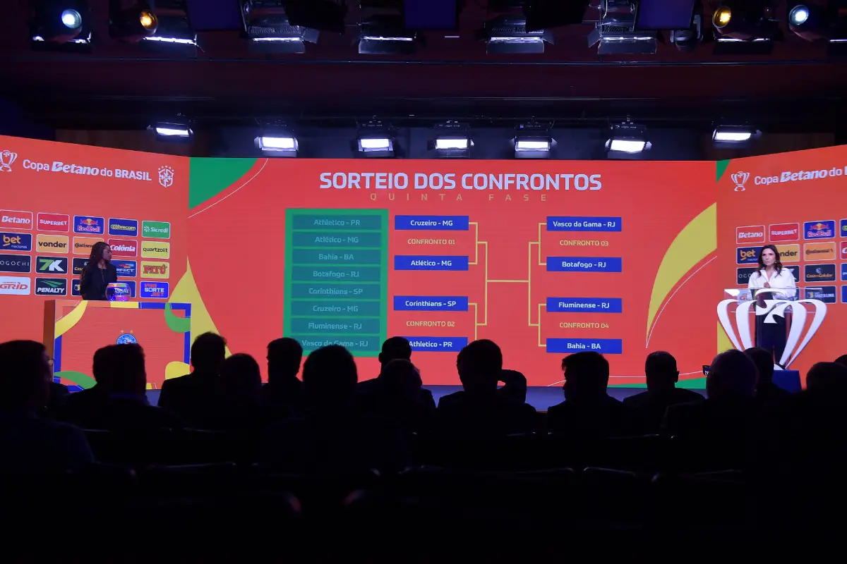 Copa do Brasil 2025: mandos de campo das quartas de final e chaveamento